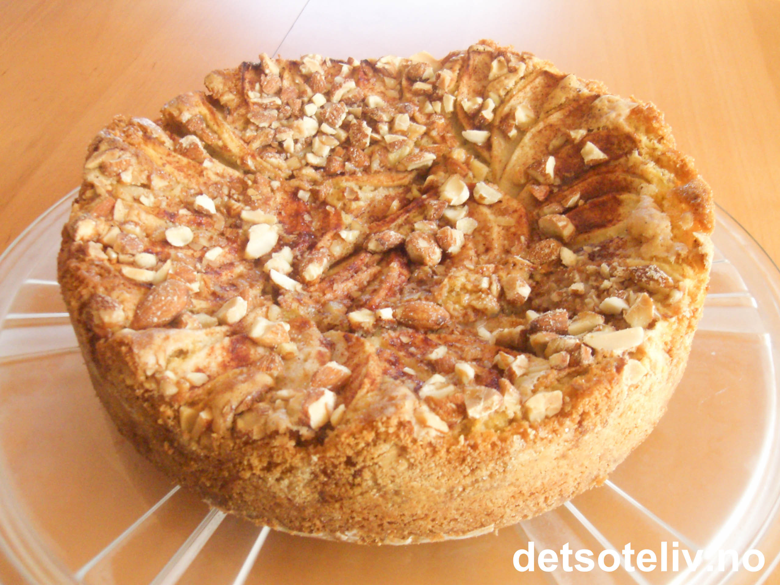 Eplekake med mandler | Det søte liv