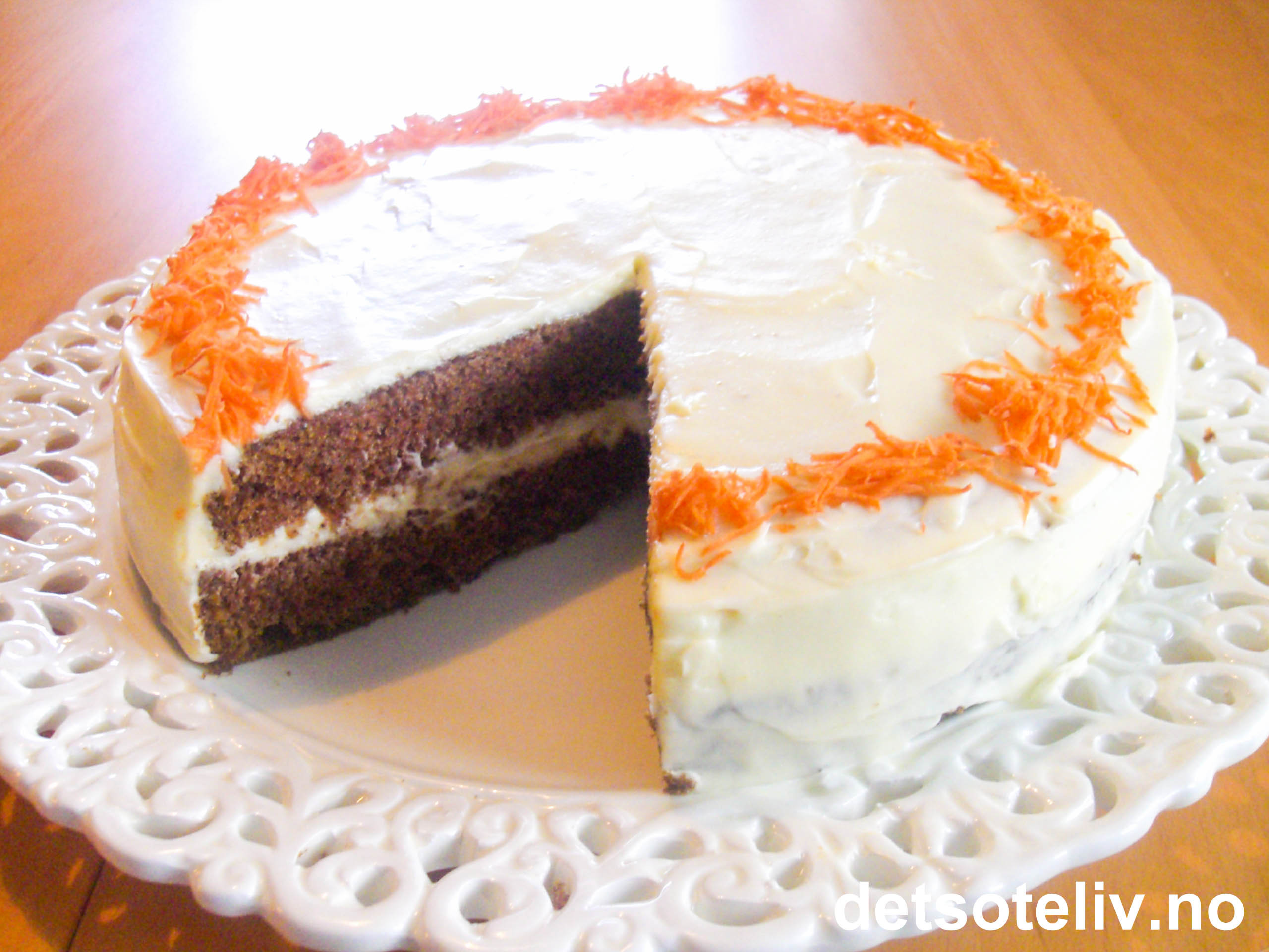 Gulrotkake med spelt | Det søte liv