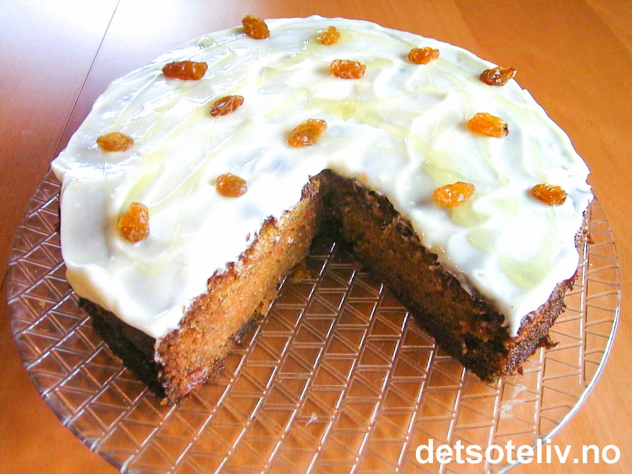 Gylden gulrotkake | Det søte liv