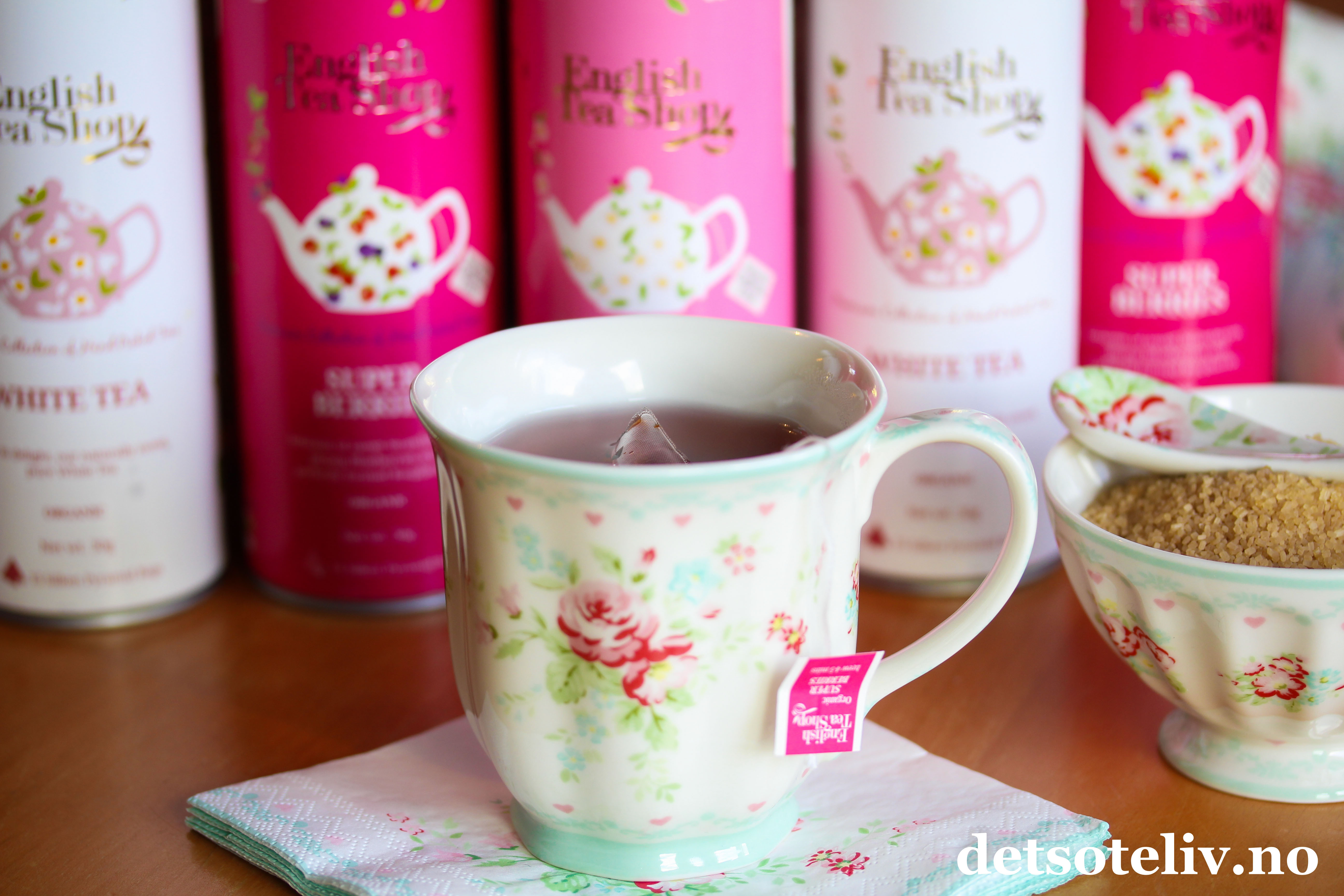 Vinner av te fra English Tea Shop! | Det søte liv