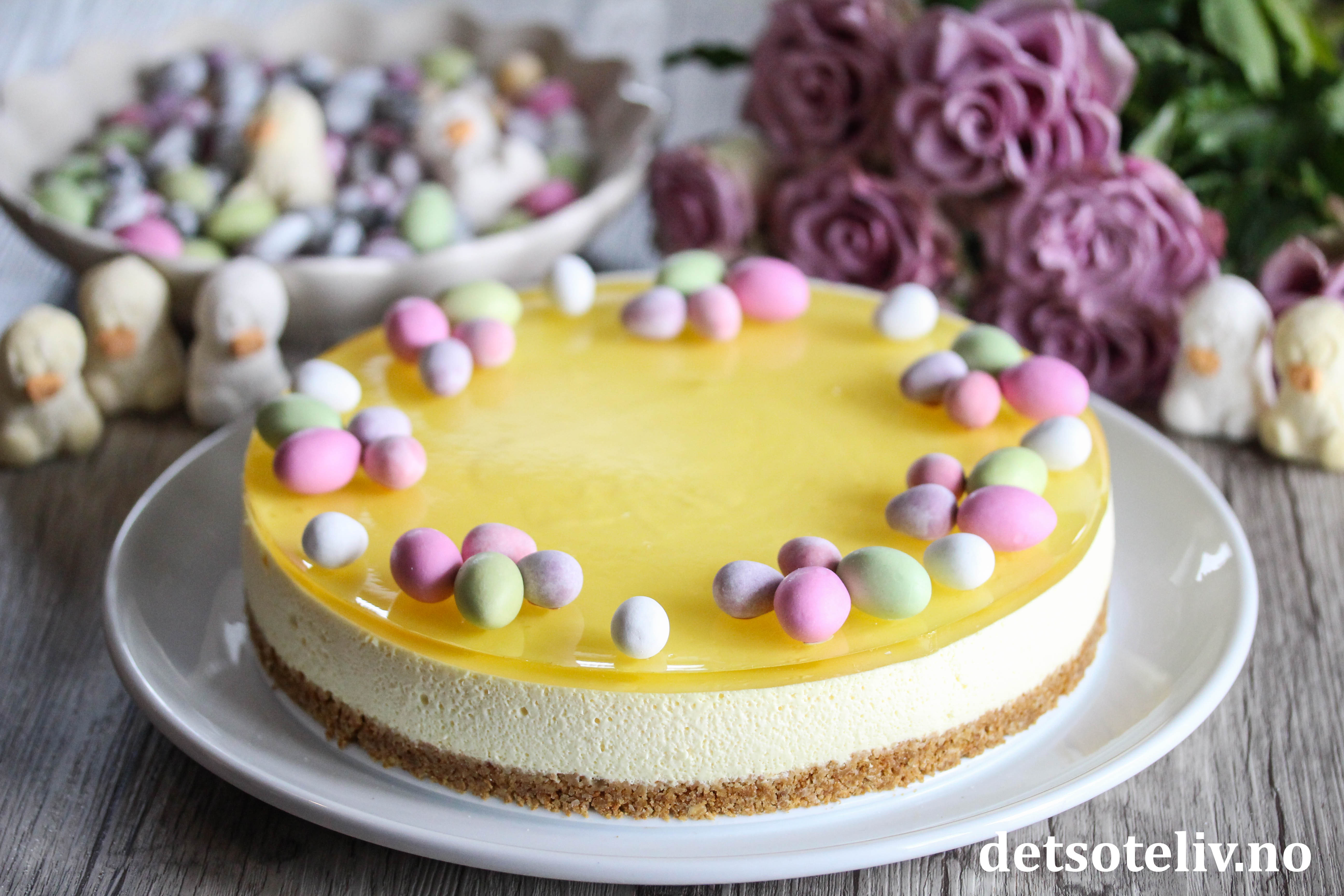 Ostekake til påske | Det søte liv