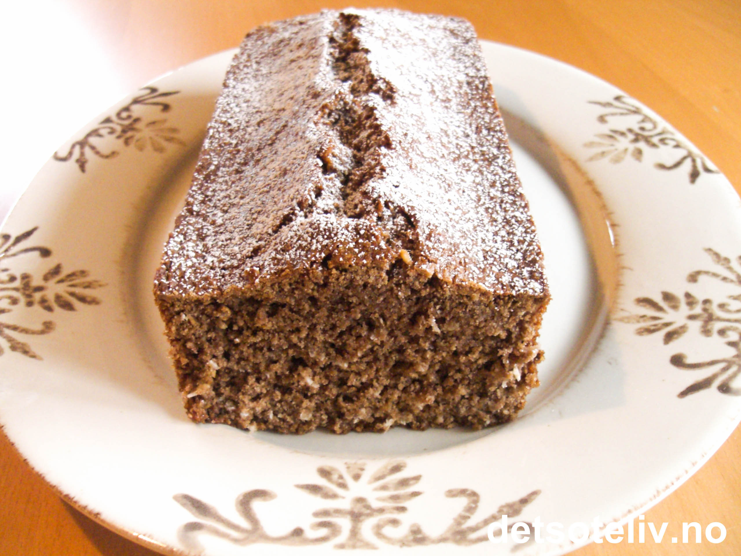 Mørk krydderkake med kokos | Det søte liv